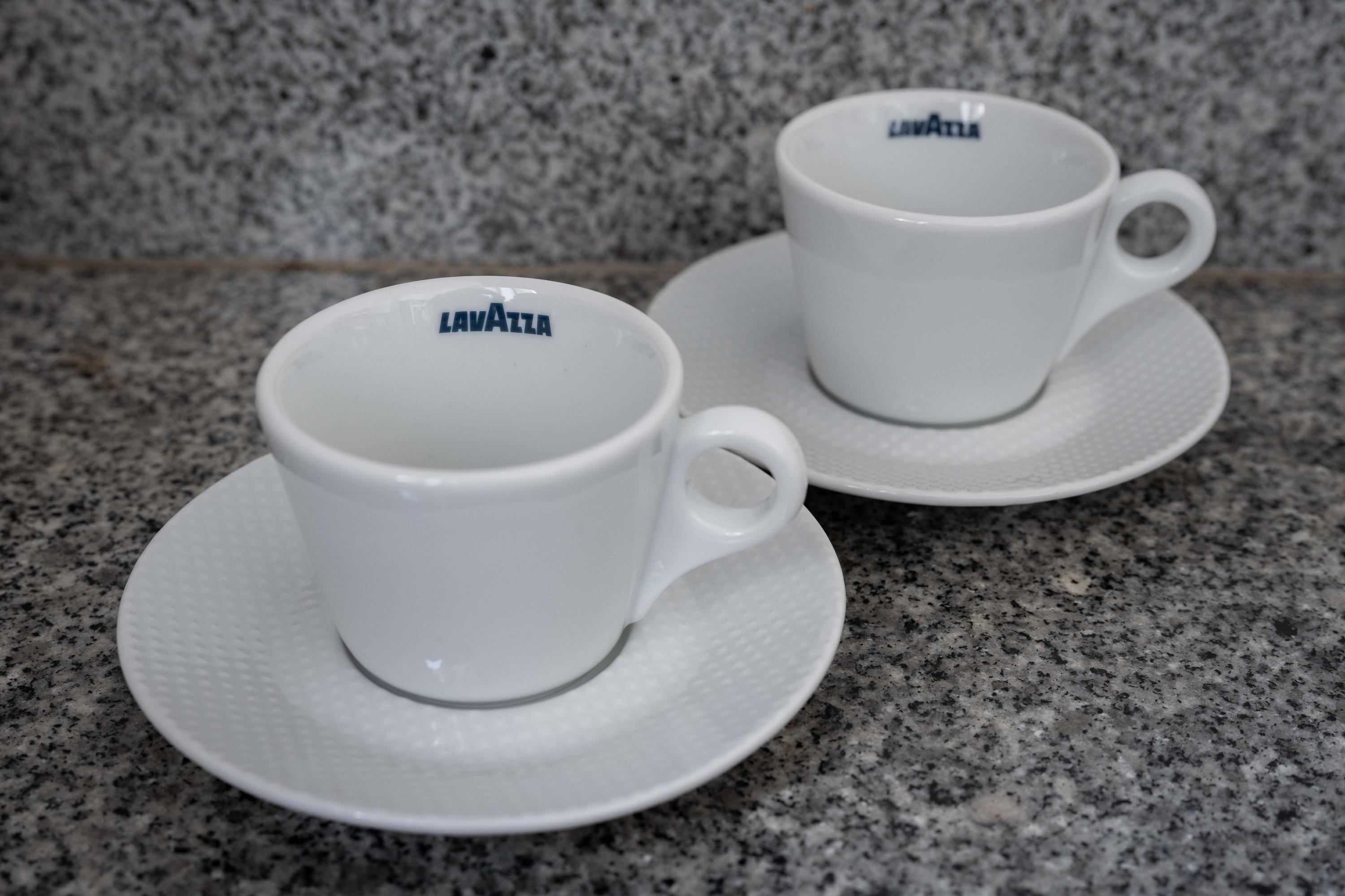 Original Lavazza Premium Collection Cappuccino Cups and Saucers 1 Set ...