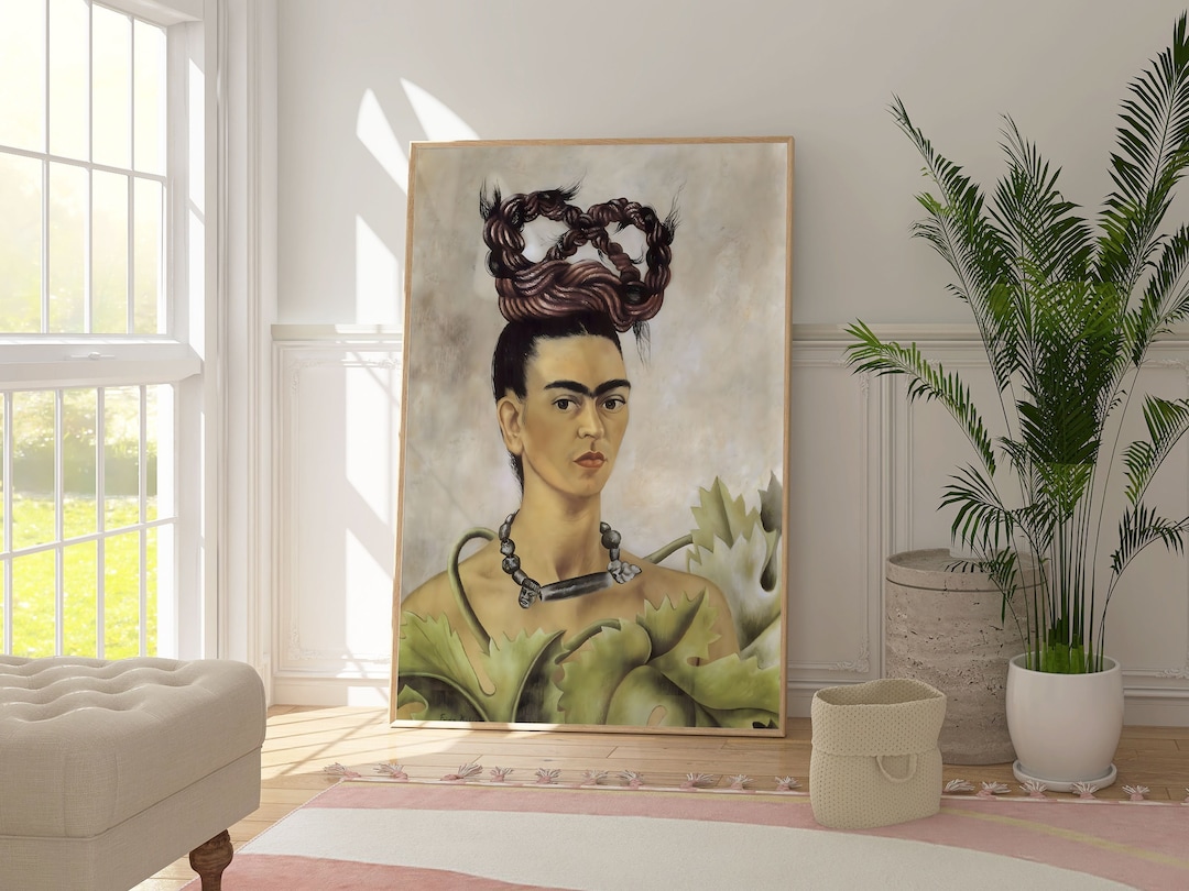Frida Kahlo Self Portrait Print, Original Gallery Artwork, Famous ...