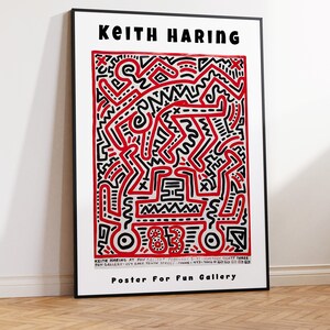 Keith Haring Gallery Wall Art Print, Pop Art Poster, Street Graffiti ...