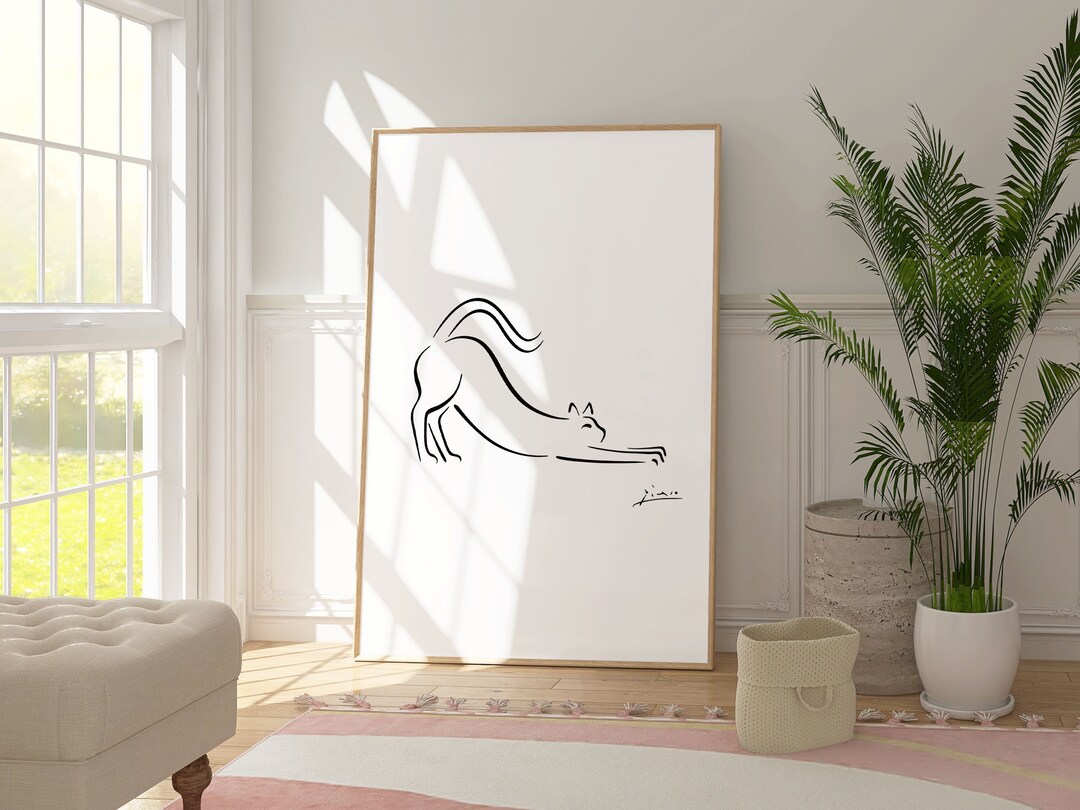 Pablo Picasso Katze Poster, moderne abstrakte Katze Poster, berühmte ...