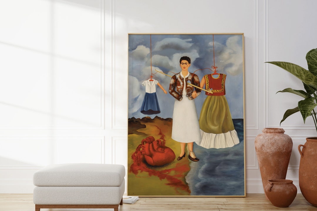 Frida Kahlo Memory, the Heart Print, Surrealism Artwork, Mexican ...