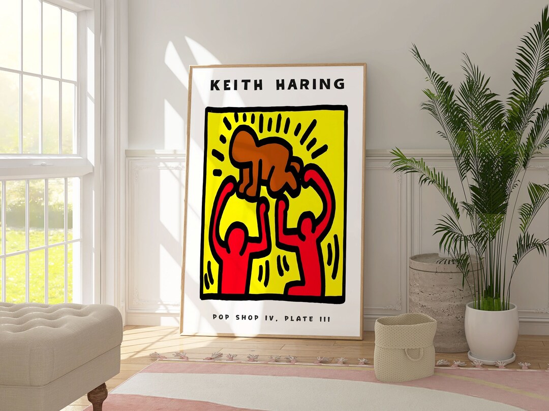 Keith Haring Fertility Pop Shop Druck, Pop Art Poster, Street Art ...