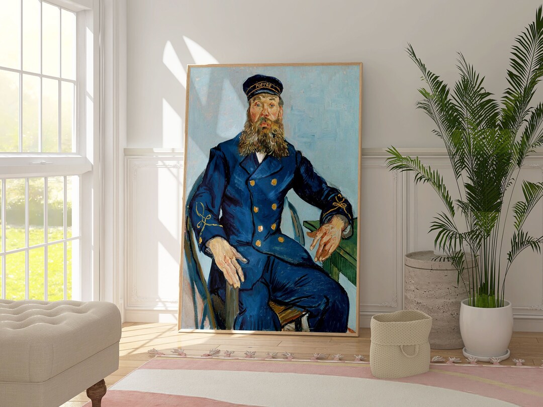 Van Gogh Portrait of the Postman Print, Impressionism Art, Popular ...