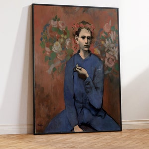 Pablo Picasso Junge mit einer Pfeife Druck, berühmtes Künstler Poster ...