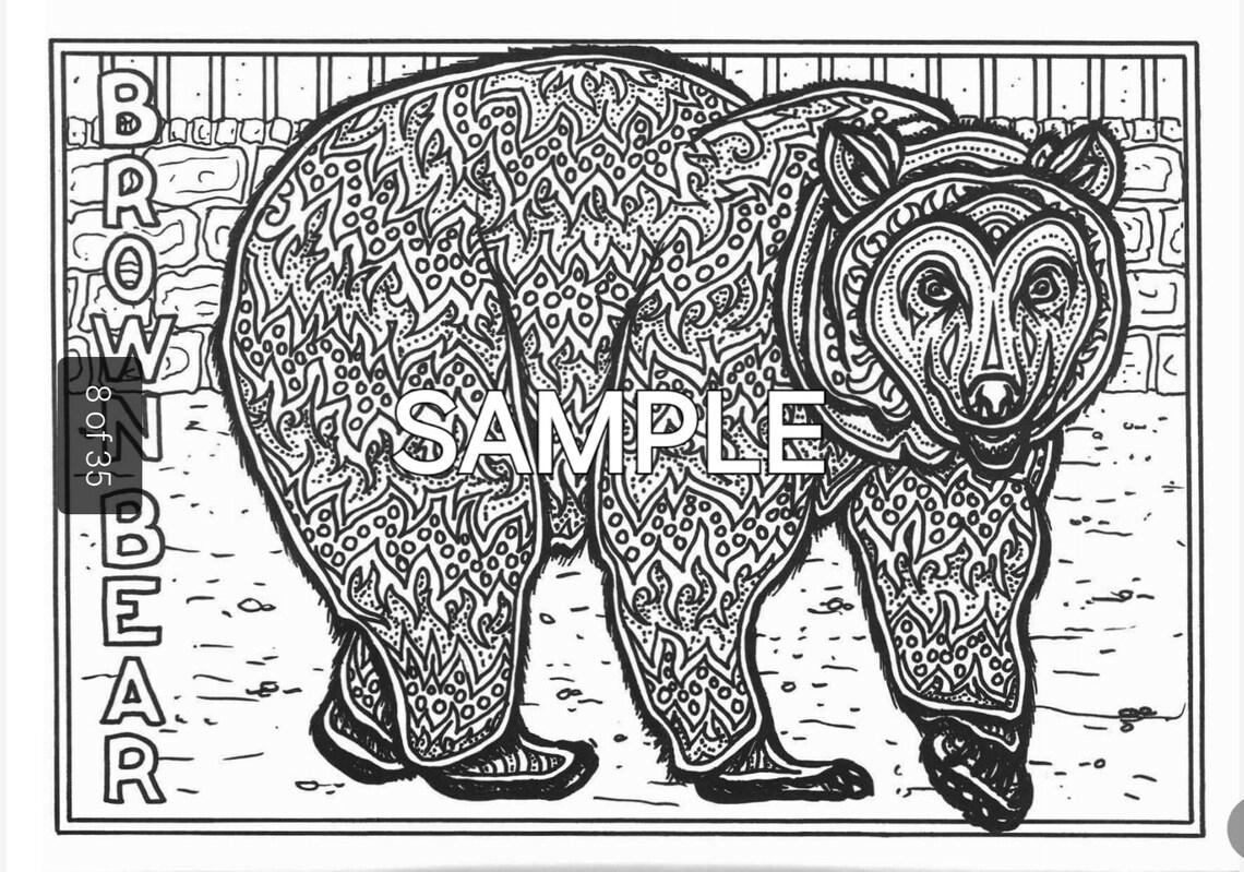 ZOO ANIMAL OUTLINES Part of the Arty Animal Outlines Series - Etsy Canada