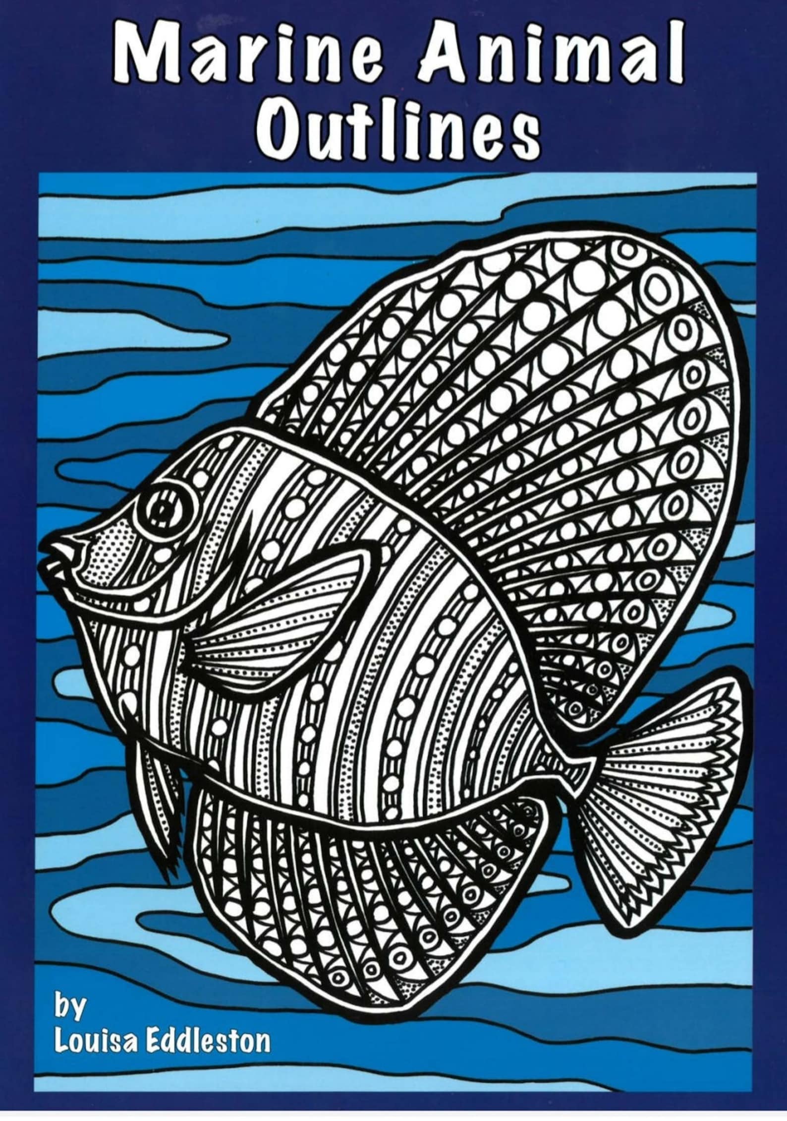 Marine Animal Outlines- a Colouring in Book - Etsy