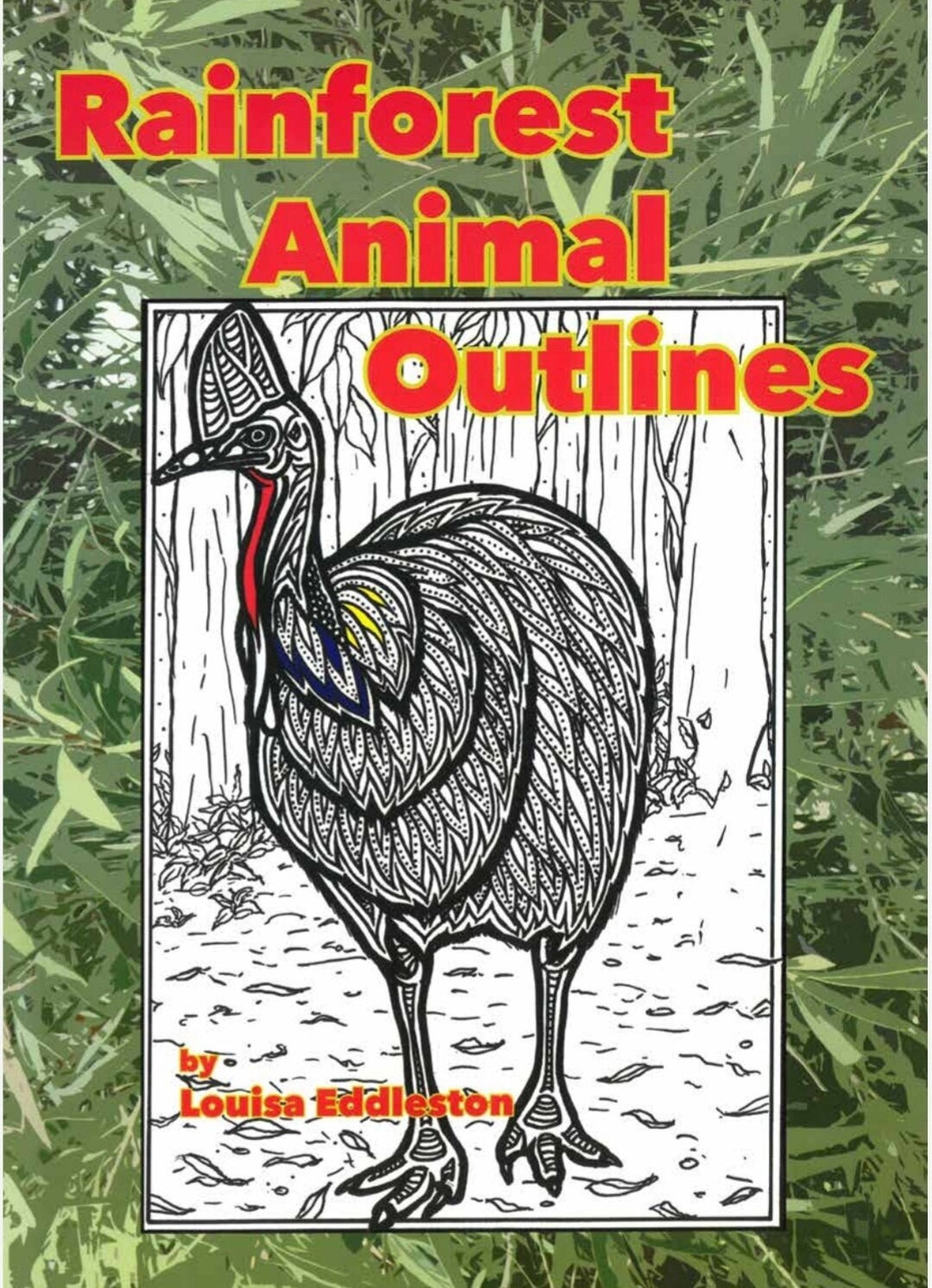 RAINFOREST ANIMAL OUTLINES- Part of the Arty Animal Series - Etsy