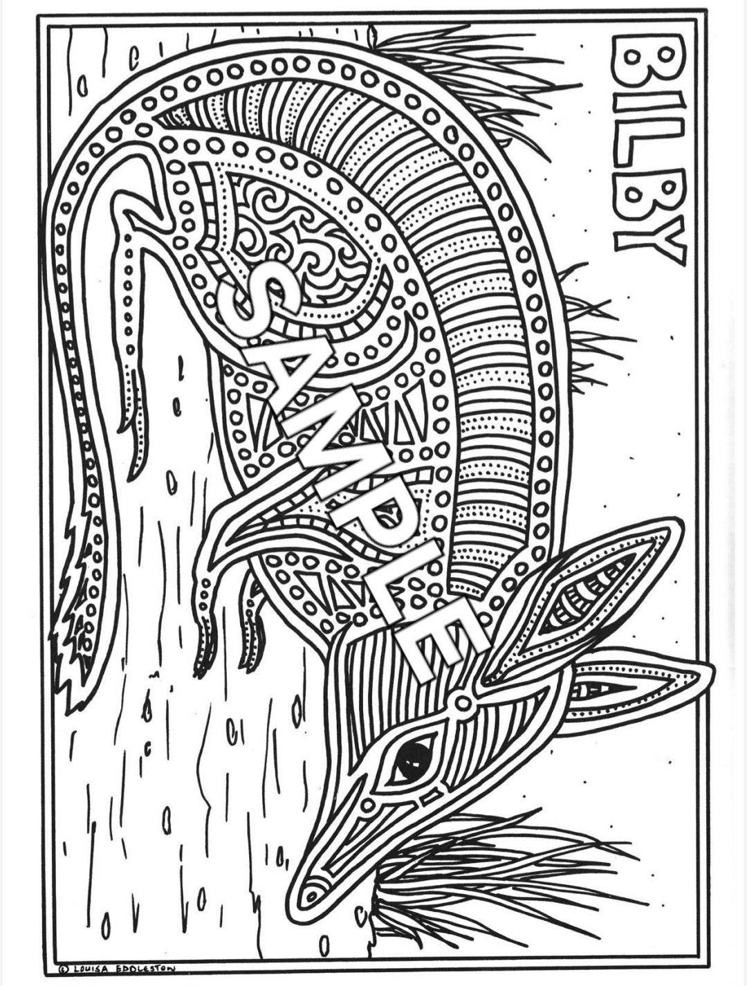 Arty Animal Outlines by Louisa Eddleston - Etsy Australia