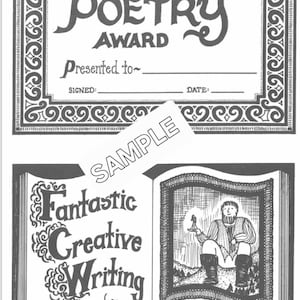 Printable Achievement Awards: Hand-drawn Certificates (digital Download ...