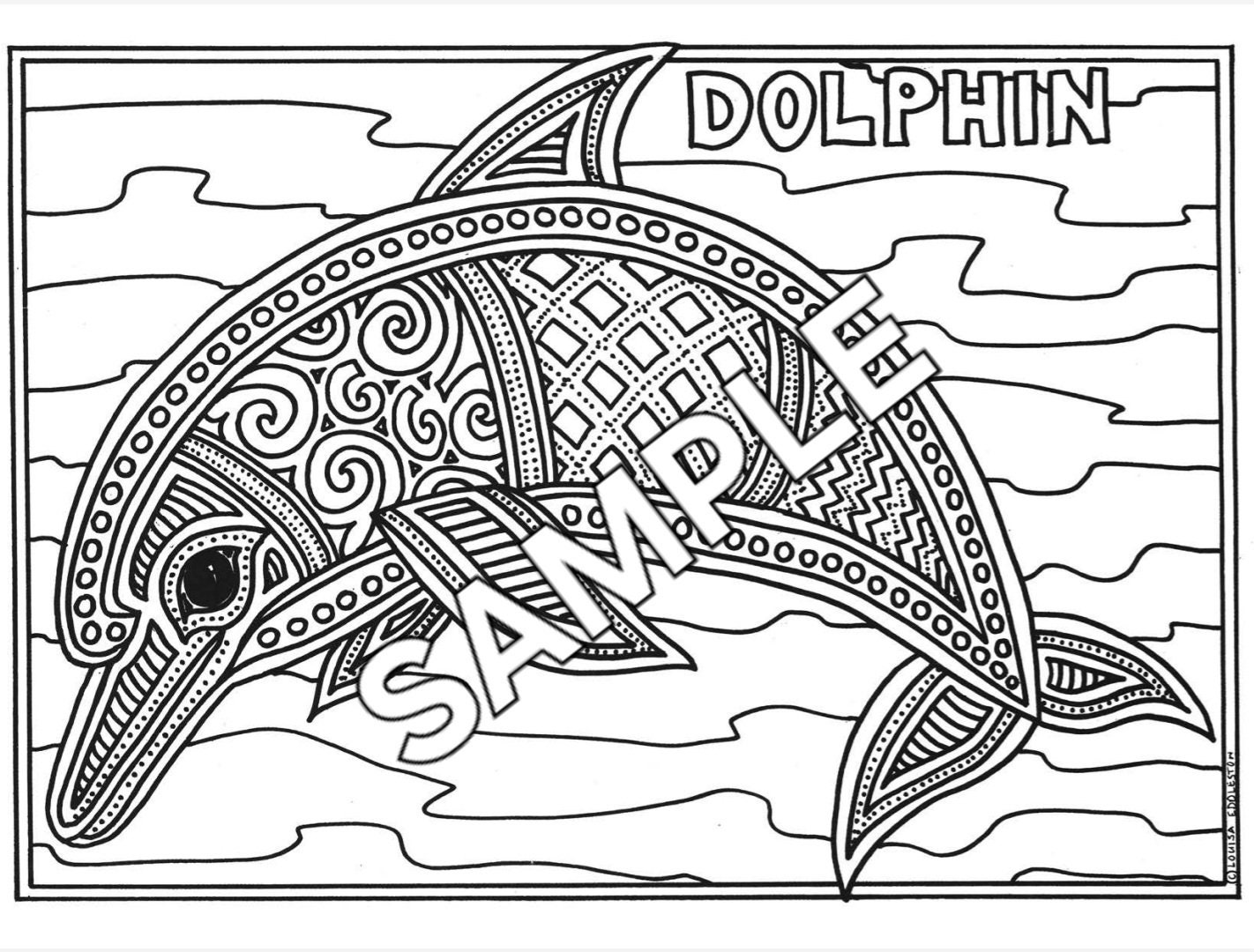 Arty Animal Outlines by Louisa Eddleston - Etsy Australia