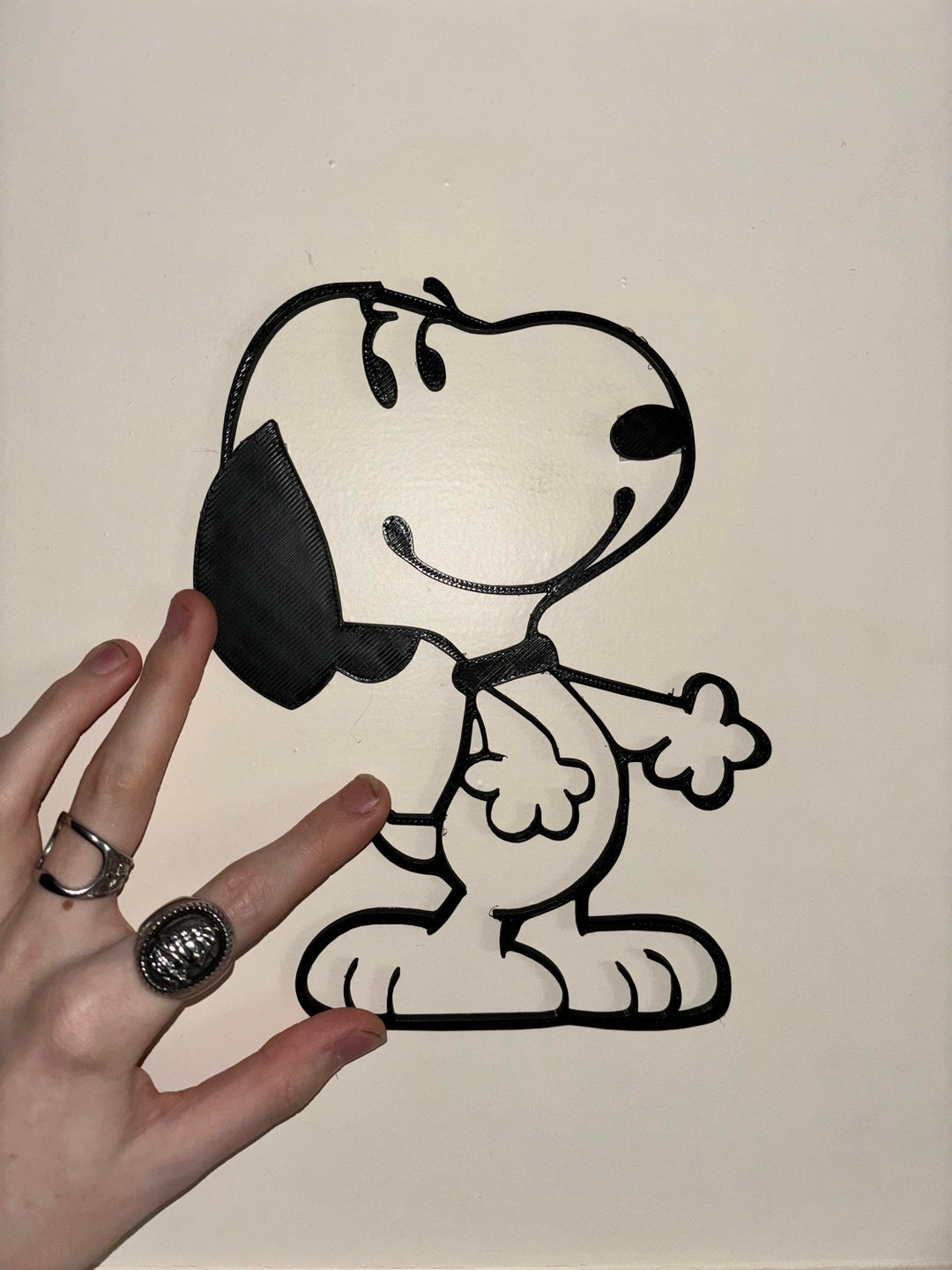 Snoopy Wall Art 3D Printed, Peanuts Comic Strip Character, Decoration ...