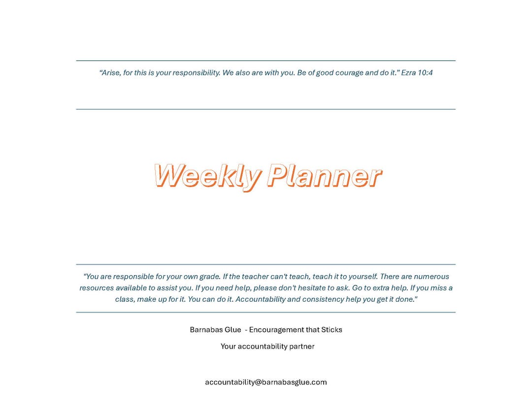 The Ultimate Student Planner - Etsy
