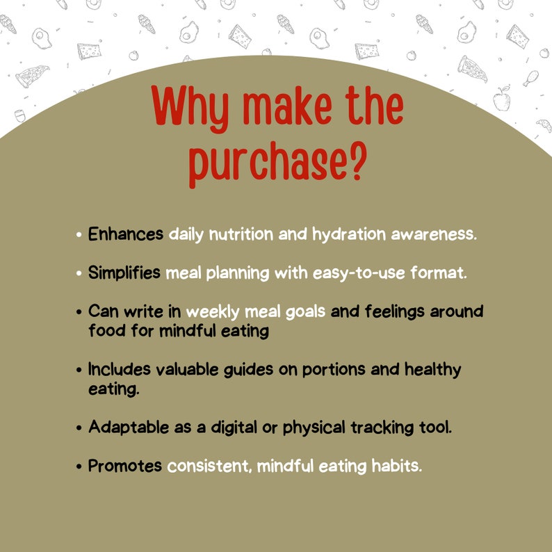 Ultimate Daily Meal & Hydration Tracker Fillable PDF With Portion Guide ...