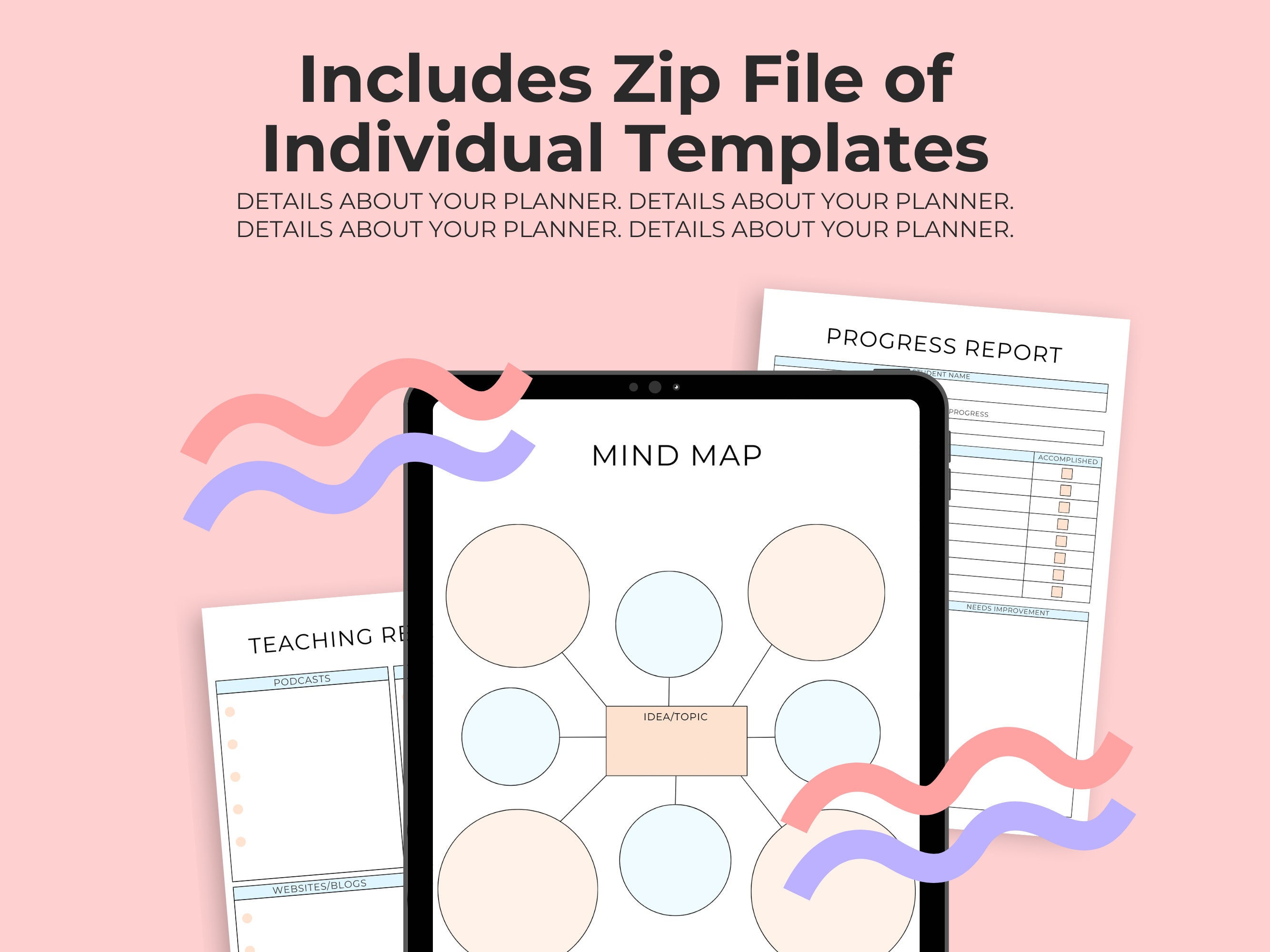 Ultimate Teacher's Planner & Organizer Bundle - Printable and Editable ...