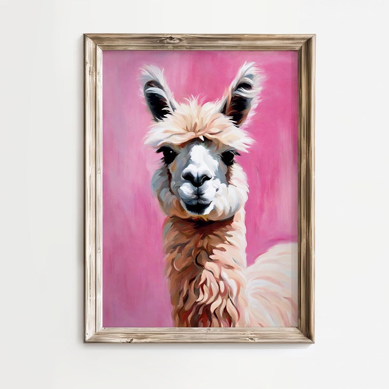 Llama Art Print - Etsy