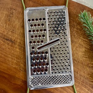 Vintage Tin Hand-held Grater Cheese Grater All in One Antique Utensils ...