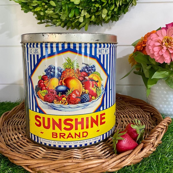 Strawberry Fruit Tins - Etsy