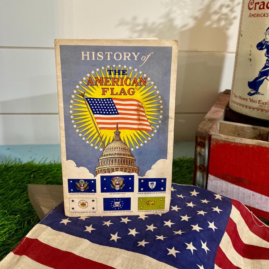 Vintage History of the American Flag Paper Pamphlet | Patriotic Booklet ...