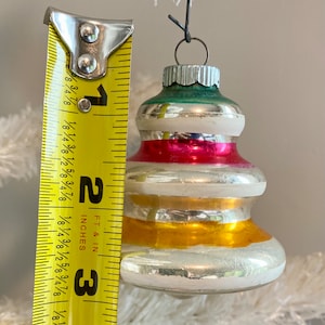 Vintage 1950's SHINY BRITE Atomic Bell Tree Shaped Silvered Blown Glass ...