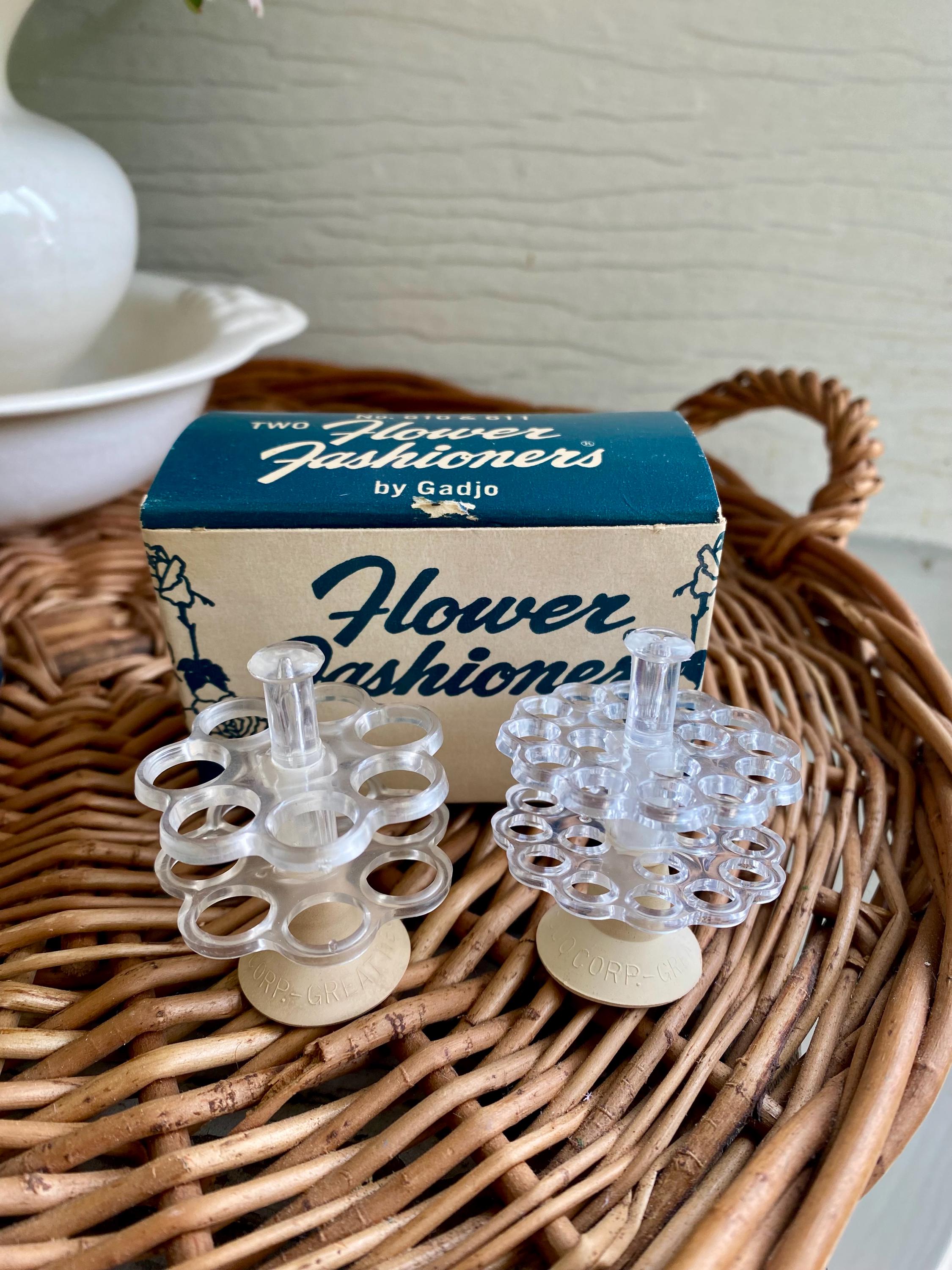 CHOICE of 1 Vintage New Old Stock Plastic Cage Flower Frog in Box ...