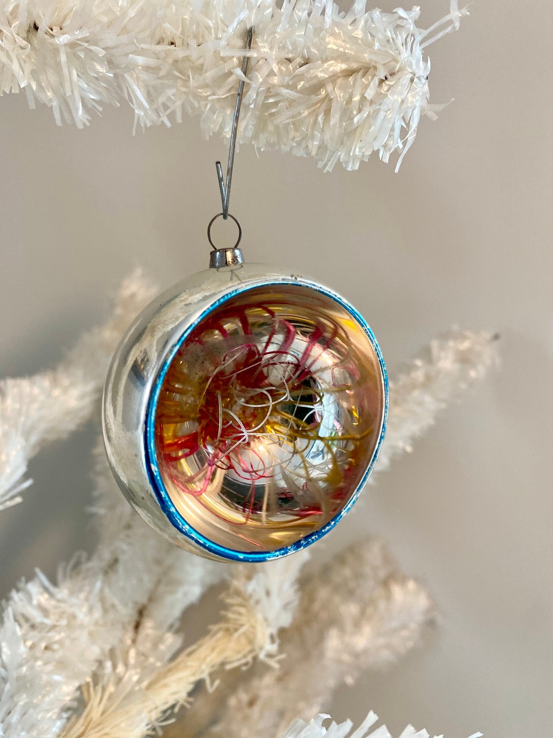 Rare German Antique Vintage Glass Kaleidoscope Indent Glass Threads ...