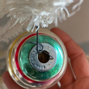 Vintage 1950's SHINY BRITE Atomic Bell Tree Shaped Silvered Blown Glass ...