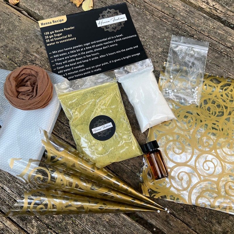 Henna Tattoo Kit - Etsy
