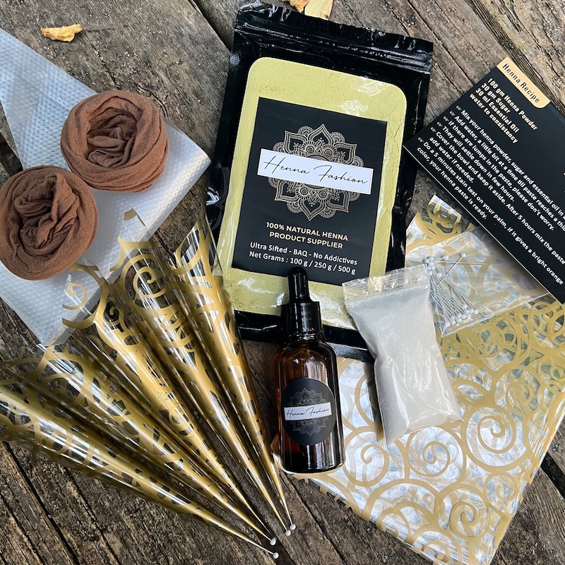 Henna Tattoo Kit - Etsy