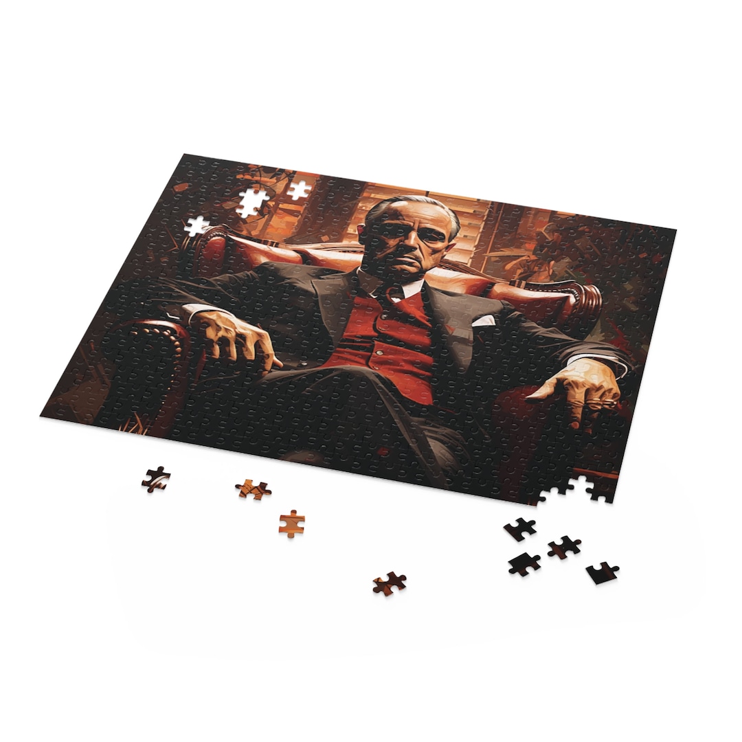 The Godfather Puzzle Artwork Gift Fathers Day Puzzle the Godfather Fan ...