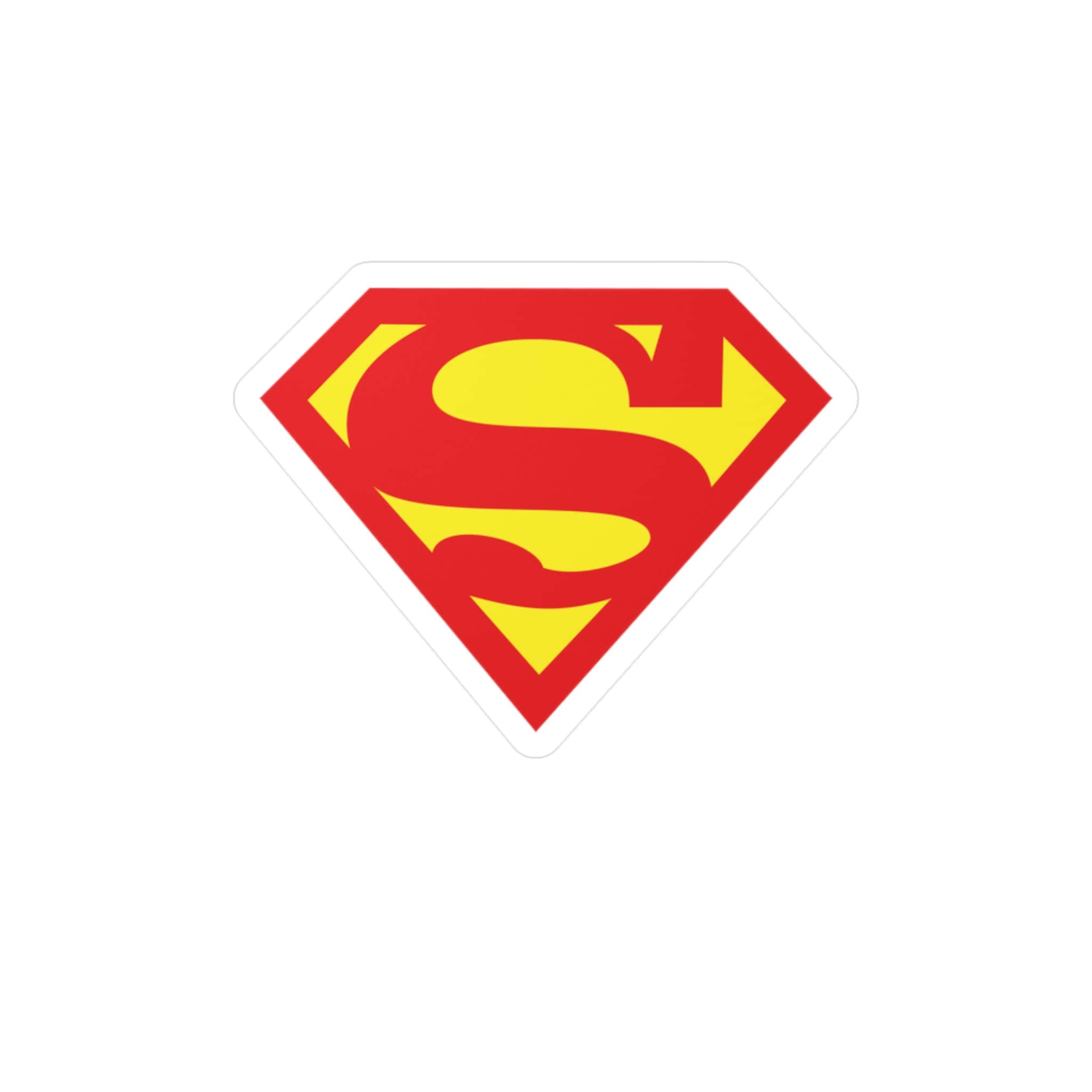 Superman Logo Sticker Sign Superman Fans Stickers - Etsy