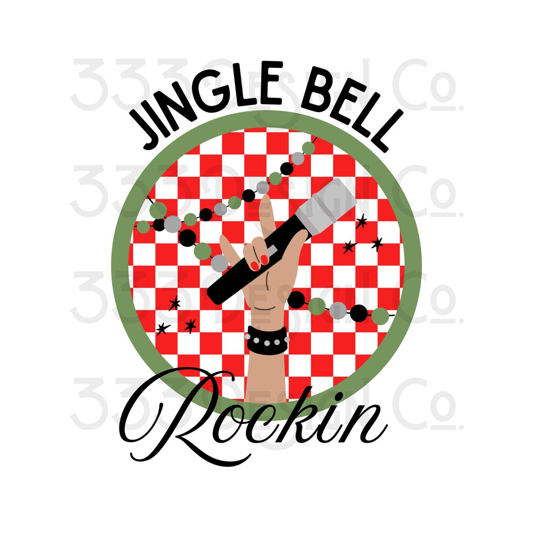 Jingle Bell Rockin Sublimation DTF Design PNG Digital Download | PNG ...