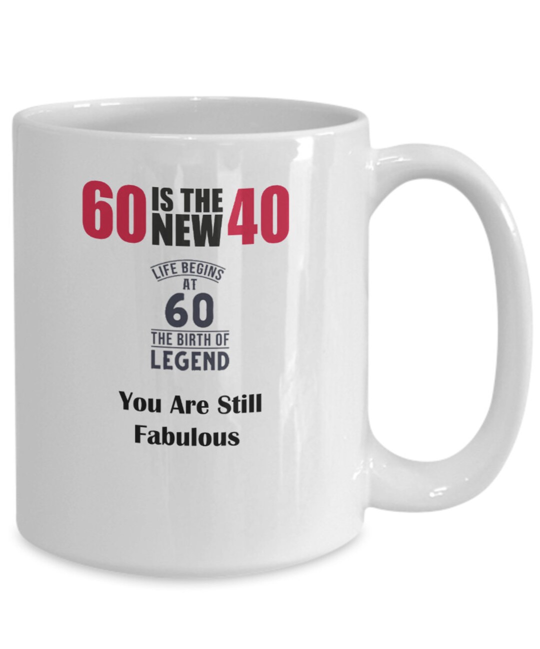 60, 60th Birthday, Fabulous 60, 60 Birthday for Men or Women, - Etsy