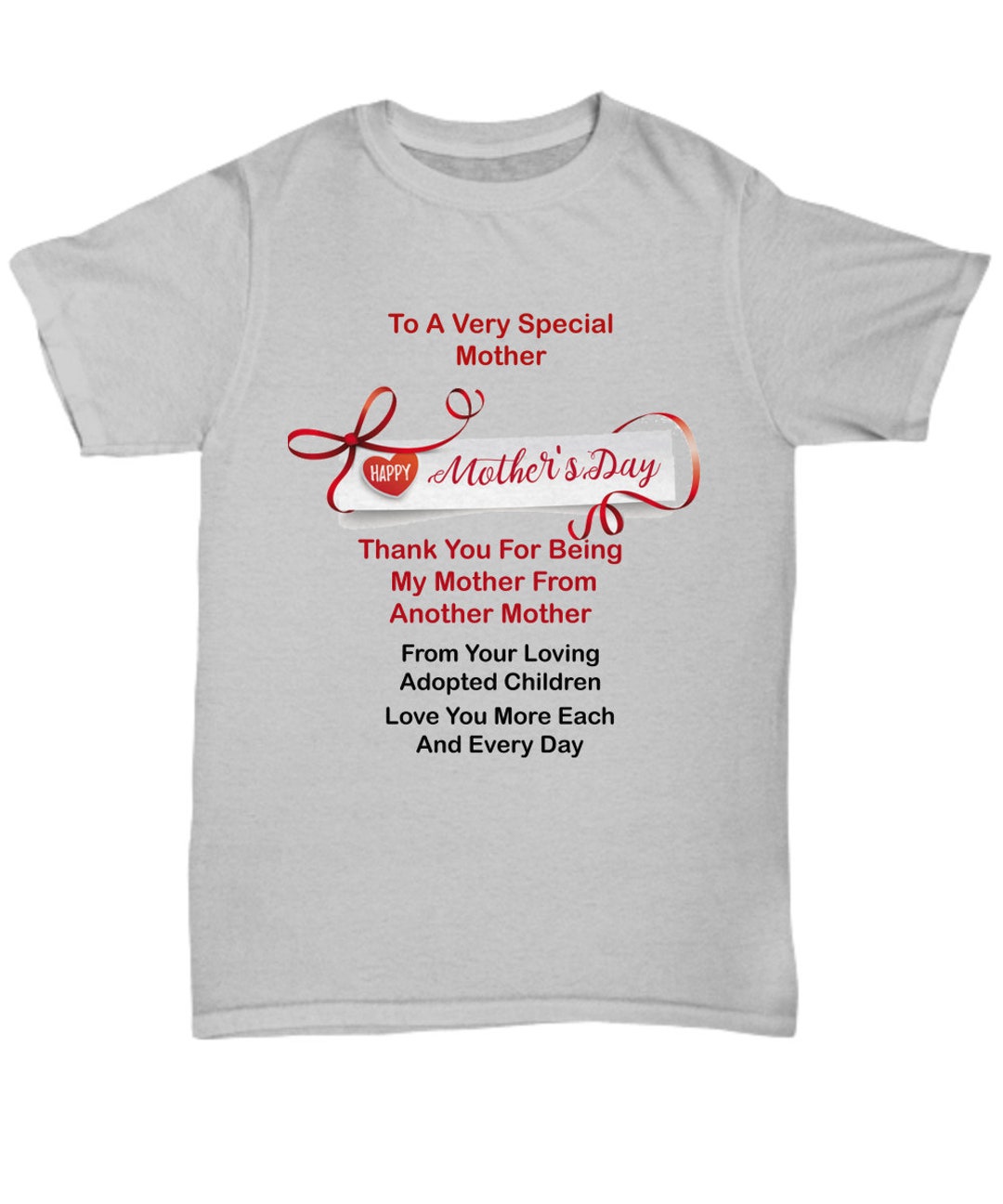 Mothers Day Adopted Mom Happy Step Mom Mothers Day Etsy