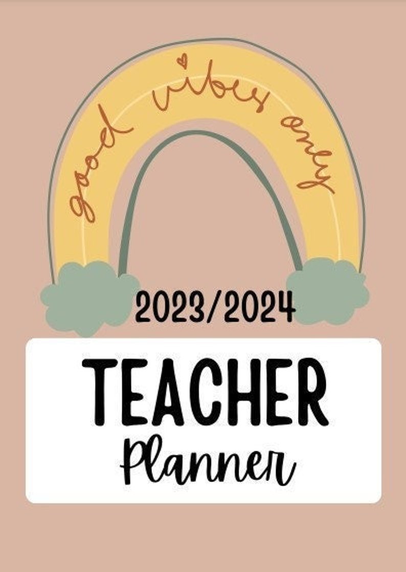 Teacher Planner 2023/2024 - Etsy
