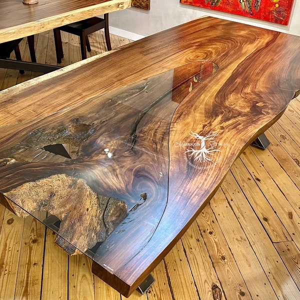 Live Edge Dining Table - Etsy
