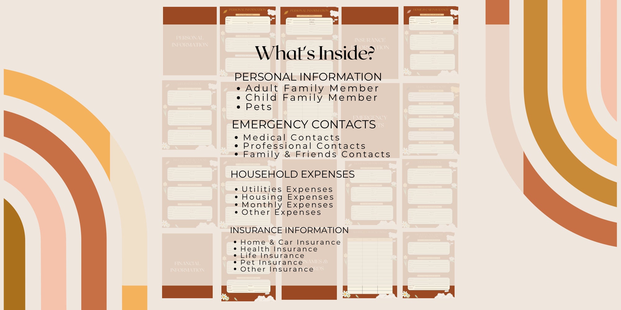 Emergency Preparedness Planner | Emergency Binder | BONUS!! Yearly ...