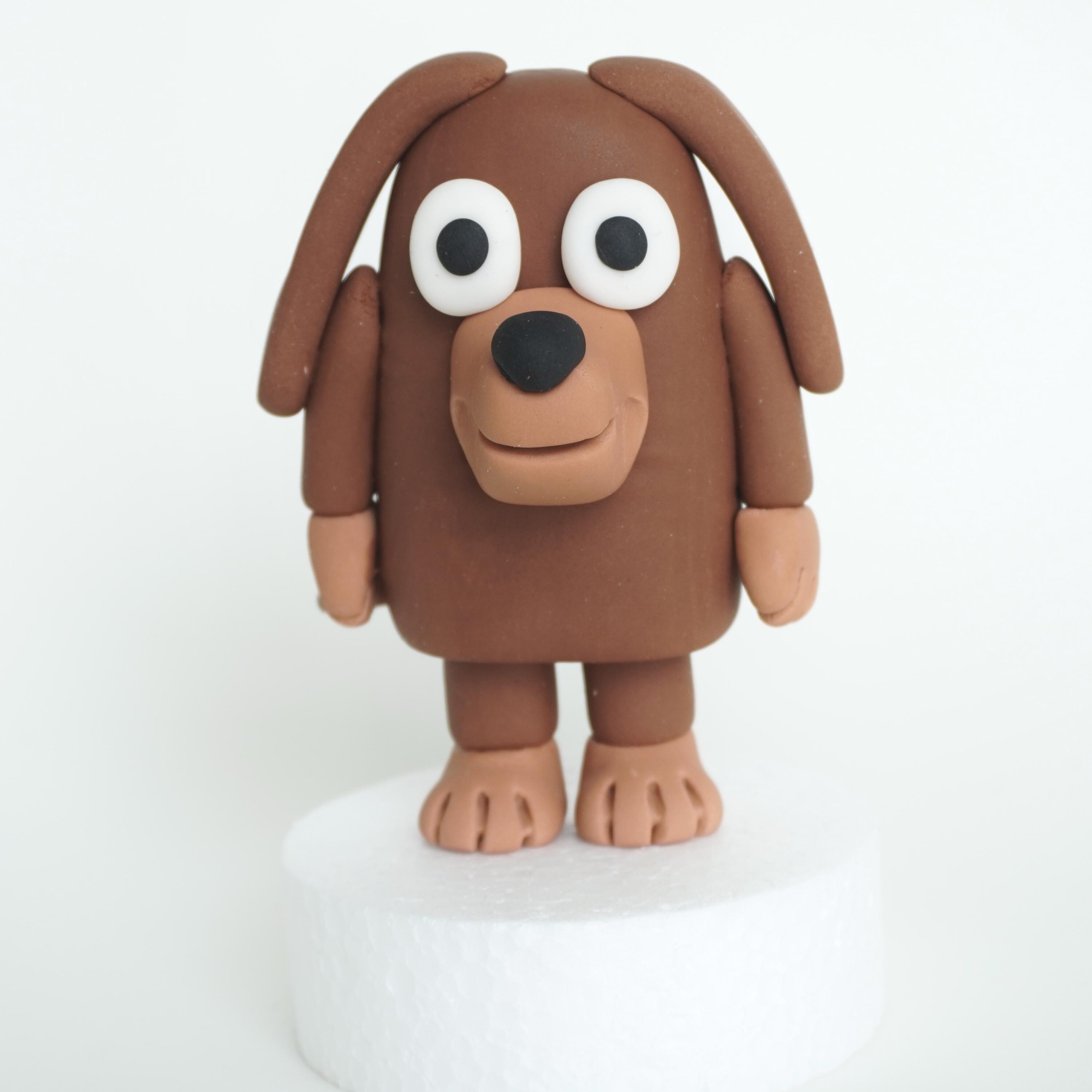 Bluey Characters Fondant Cake Topper - Etsy