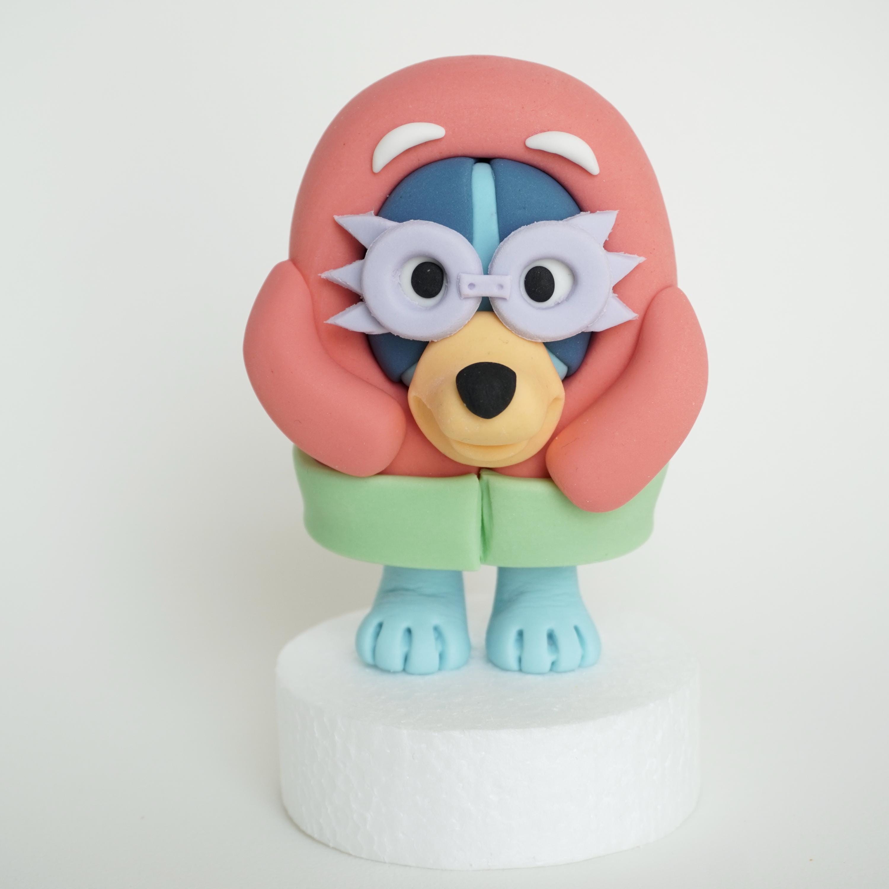 Bluey Characters Fondant Cake Topper - Etsy