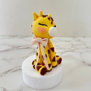 Baby Giraffe Fondant Cake Topper - Etsy