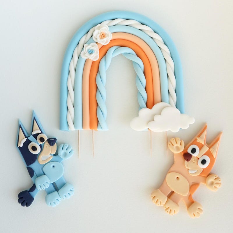 Bluey Cake Topper - Etsy