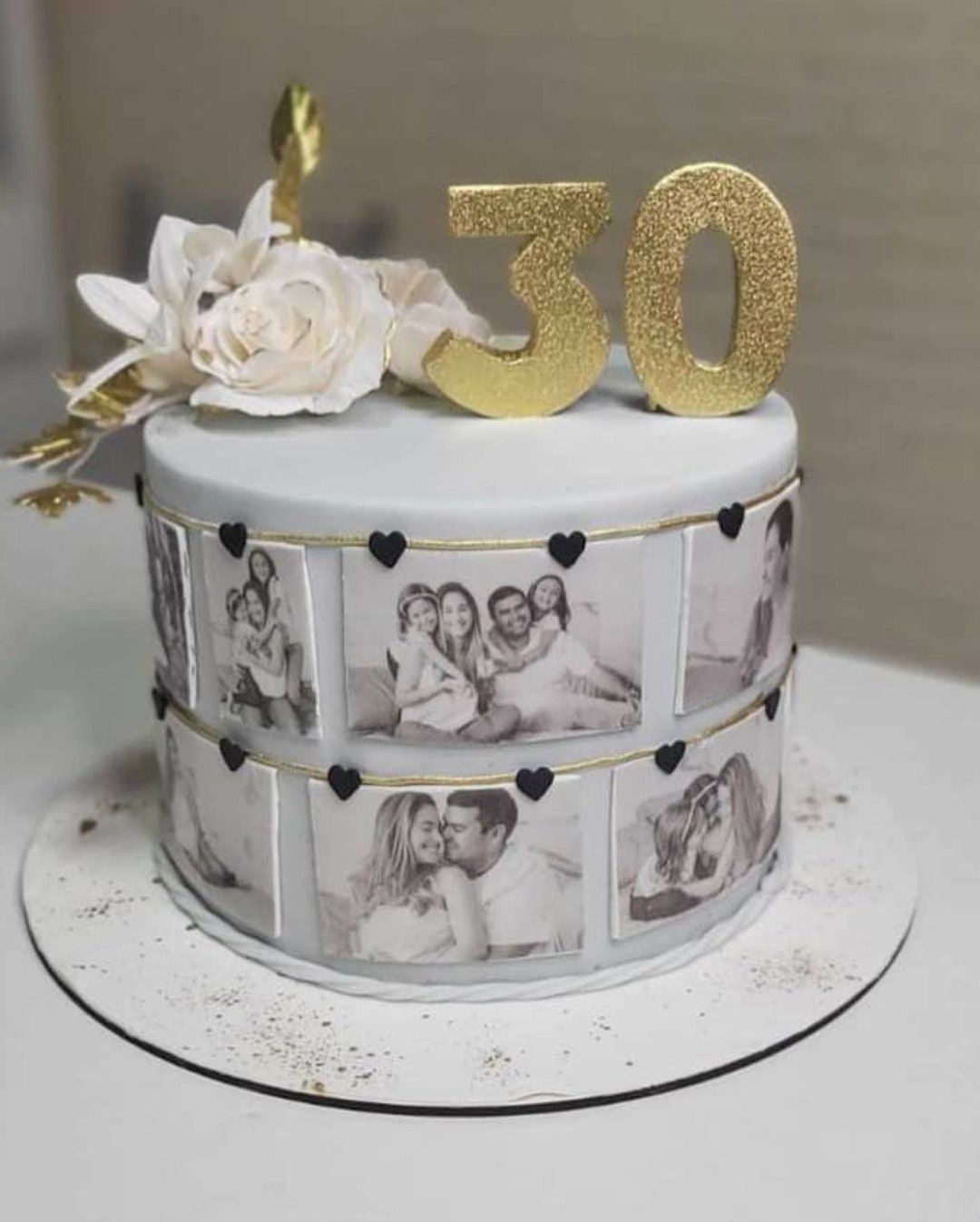 Custom Printed Edible Cake Topper: Personalized Photo (8.5x11 In) - Etsy