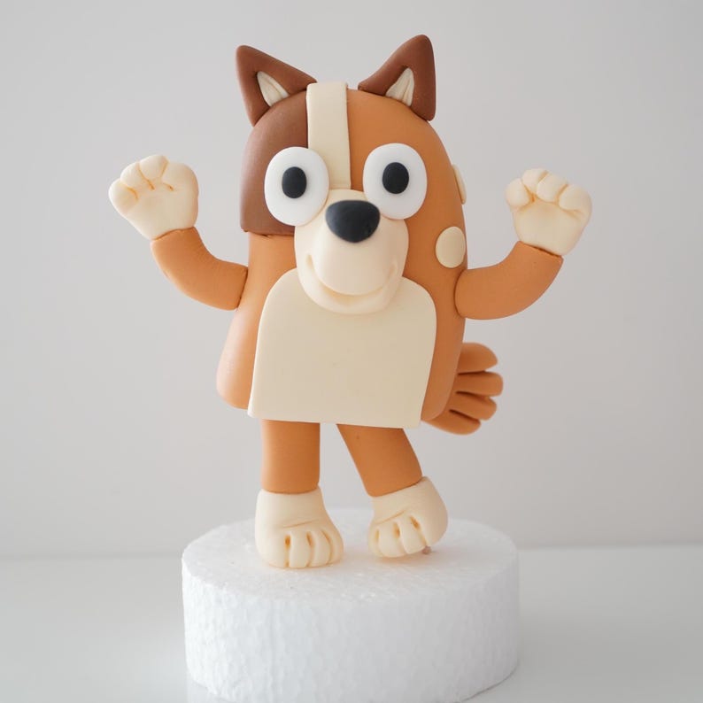 Bluey Characters Fondant Cake Topper - Etsy