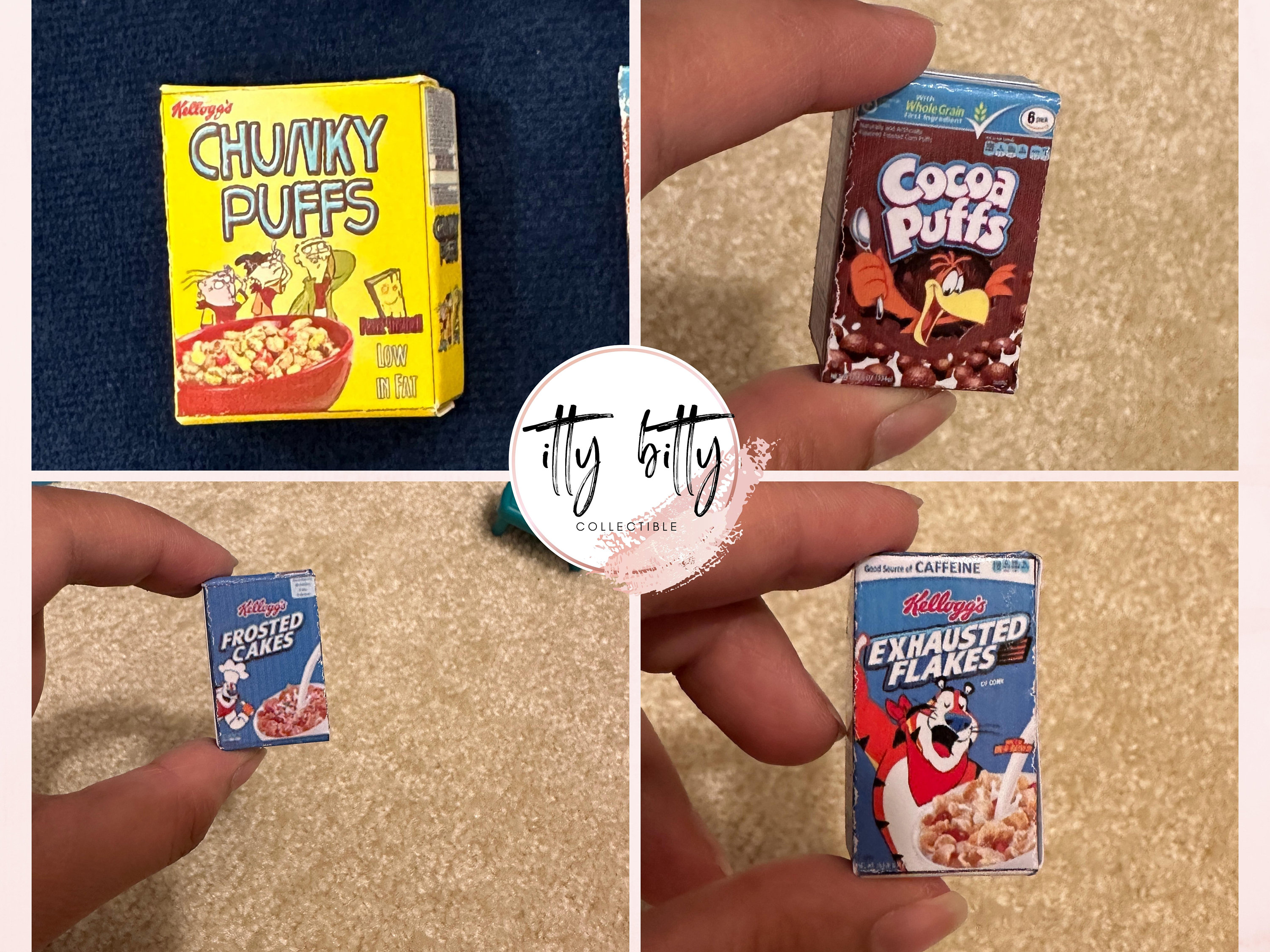Dollhouse Miniature 18 Cereal Boxes Kitchen Accessories - Etsy
