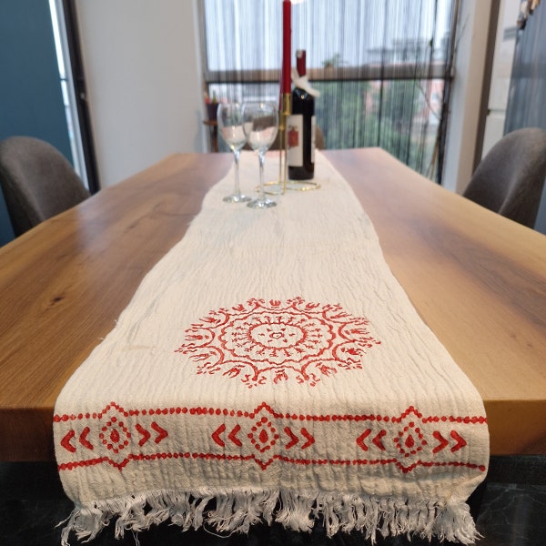 Gauze Table Runner - Etsy