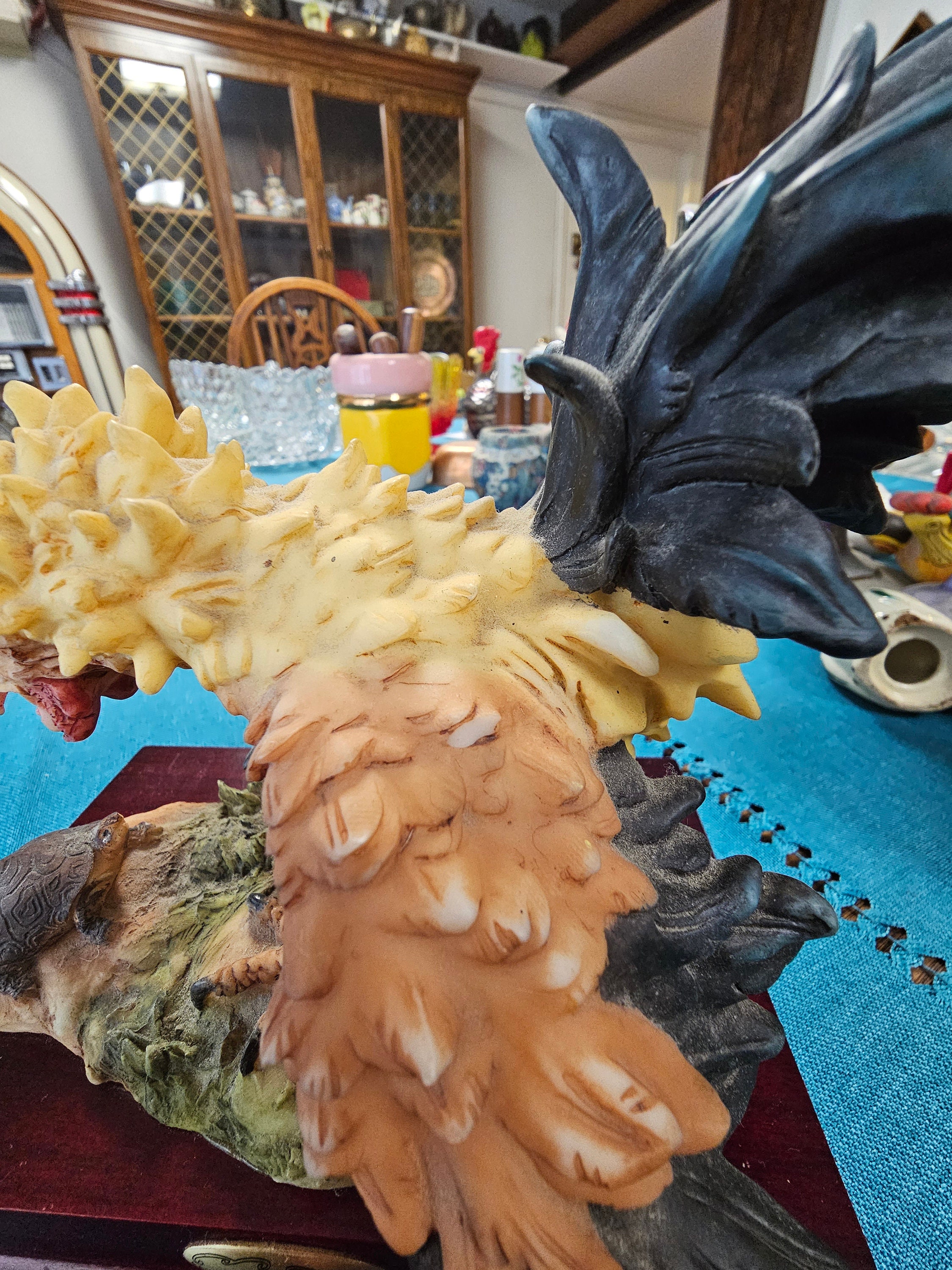 Montefiori Collection Rooster With Turtle Figurine 7.5" - Etsy