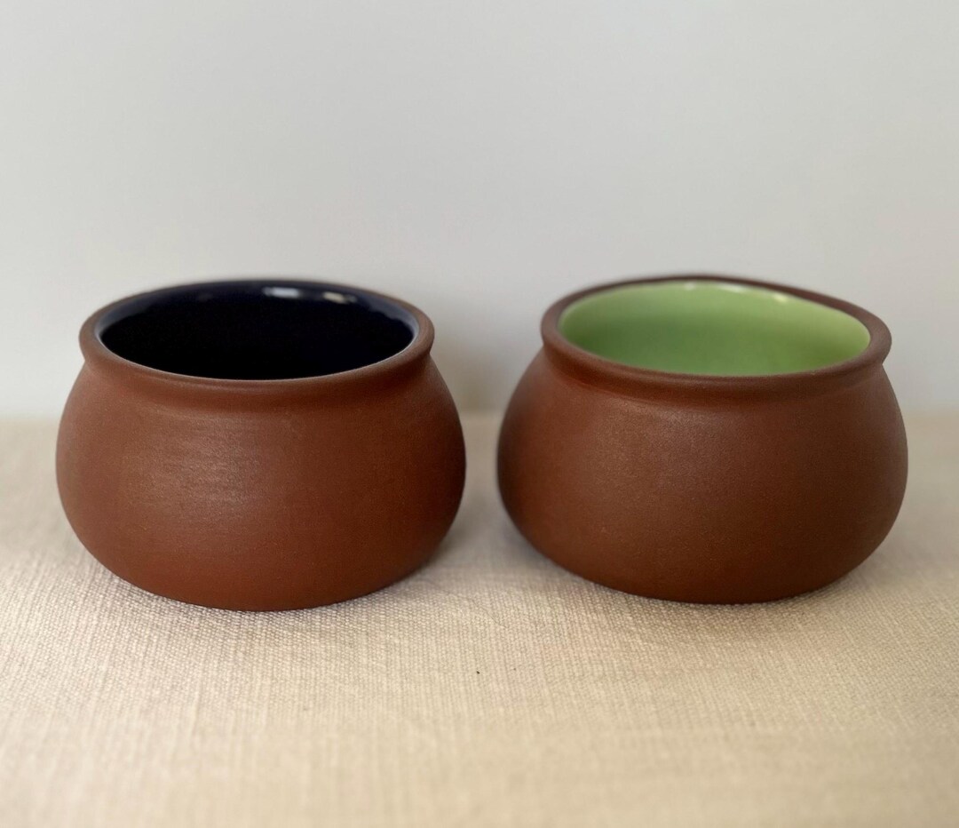 Wellfleet Pottery Umber Small Bowls - Etsy
