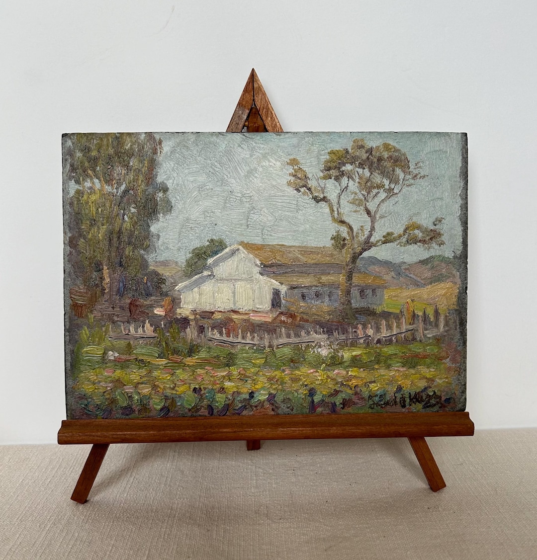 Frederick Kress Oil Painting on Board - Etsy