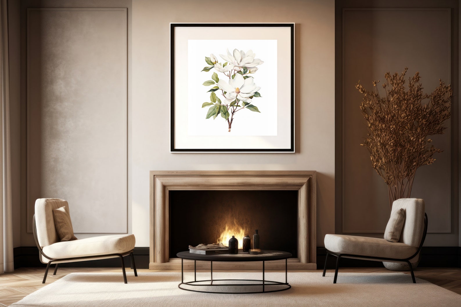 Watercolor Magnolia Print Magnolia Art Magnolia Printable White Flower ...
