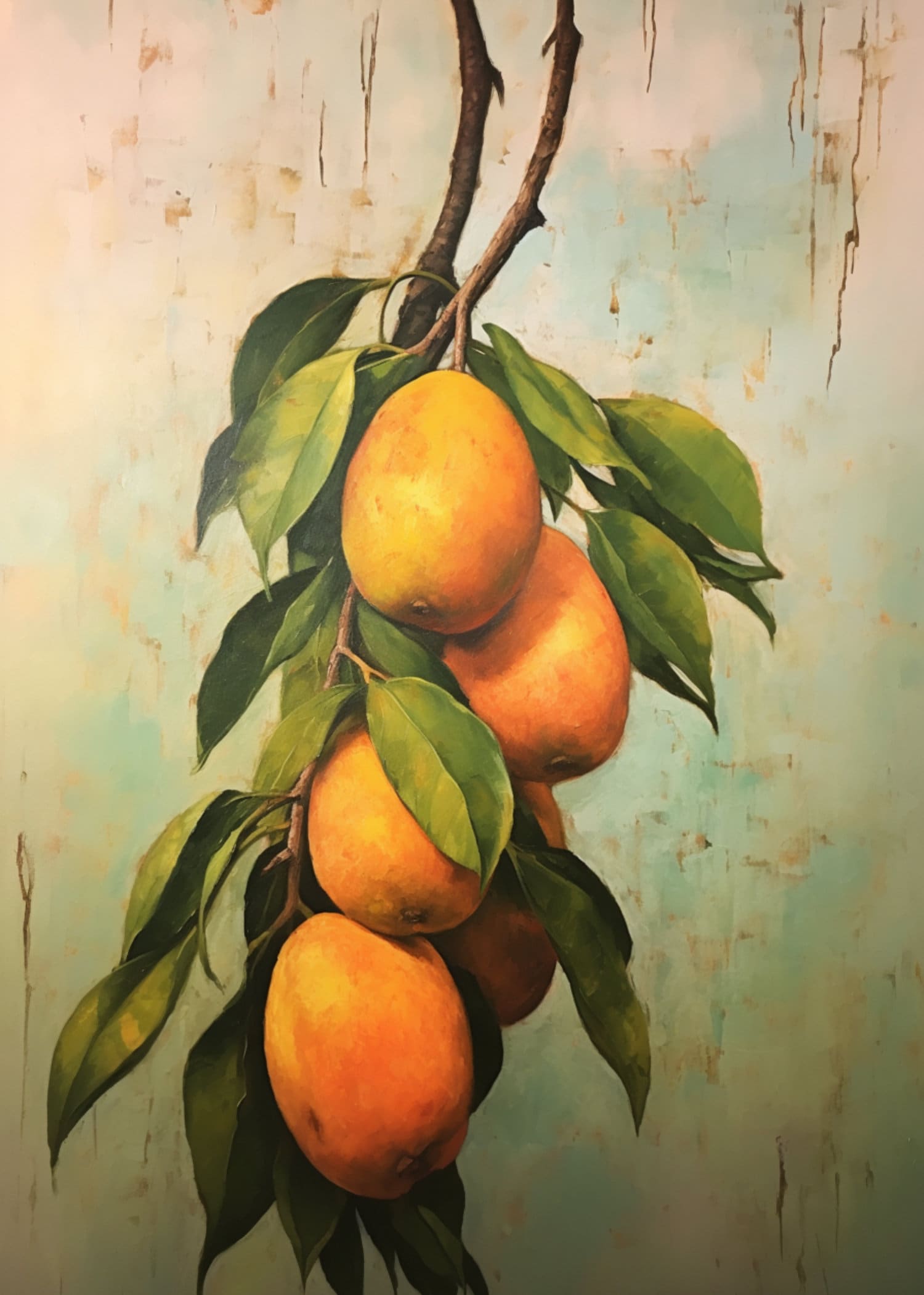 Vintage Mango Painting Wall Art Digital Download - Etsy