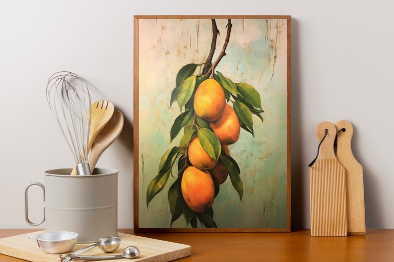 Vintage Mango Painting| Wall Art | Digital Download - Etsy